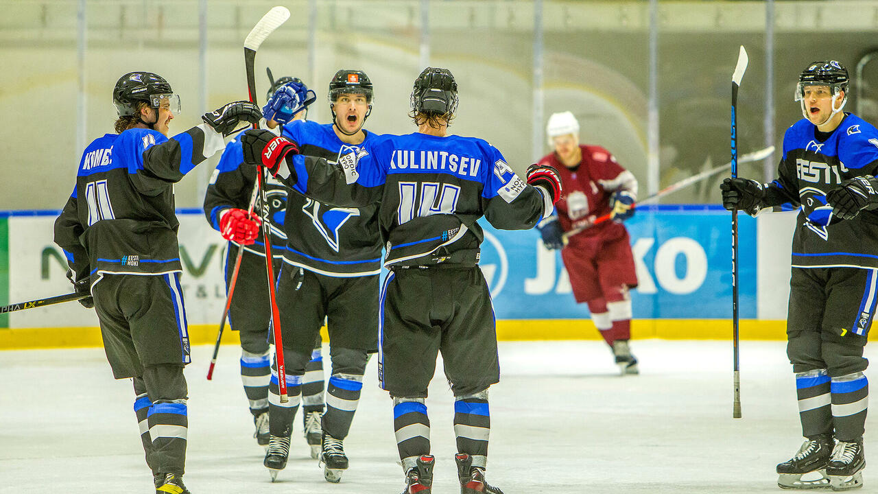 Eesti koondis alistas Baltic Challenge Cupil Läti 2:1 — Eesti Jäähokiliit